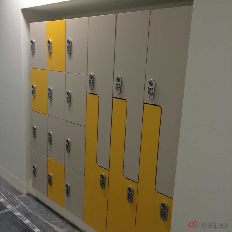 Laminate Lockers - Step Style - IntraSpace