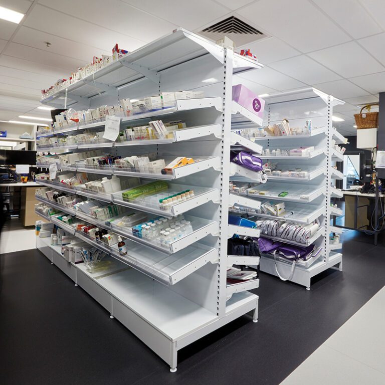 Pharmacy Shelving - Dispensary Pullout Trayshelf - IntraSpace